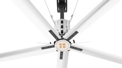 China Single Phase Gearbox Series Large HVLS Fan For Warehouse / Church / Workshop for sale