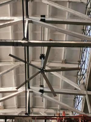 China 7.3M Diameter Industrial Pivot Fan with Silent Operation for Automotive Workshops for sale