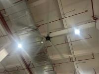 China Customizable Sizes HVLS Commercial Ceiling Fans Gymnasium Ceiling Fans 220V/380V for sale