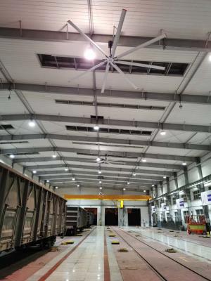 China Beacon 24ft Hvls Fan Factory Ceiling Fan Large Size Customized Logo for sale