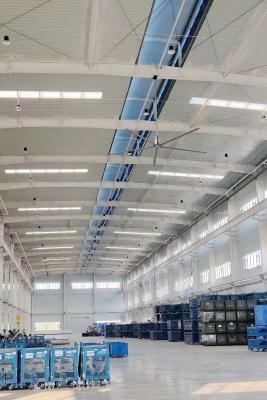 China Safety Installation HVLS Ceiling Fans Gearbox Type For Warehouse Ventilation for sale