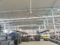 China 3 Phase 380V 1.5KW 7.3M Affordable HVLS Fan With Control Box for sale