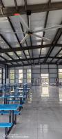 China 40dB Noise Level Warehouse Commercial Ceiling Fans For Garages Remote Control for sale