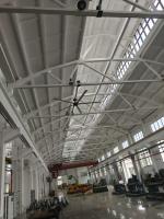 China 24Feet HVLS Industrial Ceiling Fans For Metro Station Single / Three Phase for sale