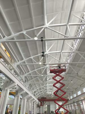 China 5 Blade Large Electric HVLS Fan Industrial Ventilation 24 Foot HVLS Fan for sale