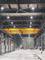 China Variable Frequency Control HVLS Commercial Ceiling Fans 24ft For Manufacturing Plants for sale