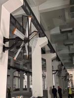 China 1.5m / 2m Diameter Wall Mounted Industrial Fans Flexible Installation for sale