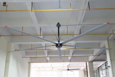 China 24ft Large Industrial Ceiling Fan with Remote Control HVLS Air Circulator for Workshops for sale