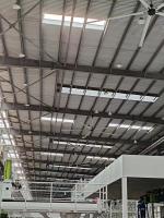 China Noise Level 40dB Solve Heat & Stagnant Air With 24ft HVLS Fans for sale