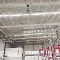 China HVLS Ceiling Fan in Southeast Asia for Various Size with Gearbox Motor 40dB for sale