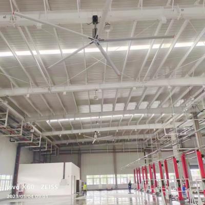 China HVLS Ceiling Fan in Southeast Asia for Various Size with Gearbox Motor 40dB for sale