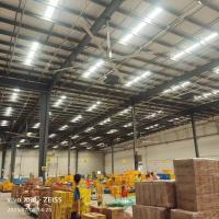 China HVLS Ceiling Fan in Southeast Asia for Various Size with Gearbox Motor 40dB for sale