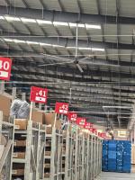 China PMSM Motor Industrial Ceiling Fan 20FT Low Noise Cooling Fan for Logistics Center for sale