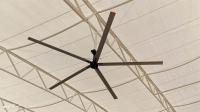 China 40dB Extreme Quiet and Energy Saving HVLS Commercial Ceiling Fans for Gym Cooling Maintenance Free for sale