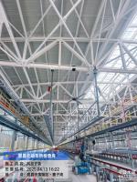 China 8 Ft Industrial Ceiling HVLS Fans For Commercial Entertainment Area for sale
