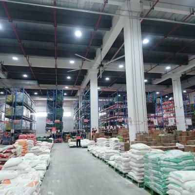 China 24 Ft High Output HVLS Industrial Ceiling Fan With Superior Airflow for sale