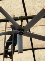 China Intelligent HVLS Fan with Touch Screen Control Customizable Speed & Airflow for sale