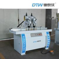 China 1.5kw Double Heads Plywood Drilling Machine Cabinet Door Hinge Drilling Machine for sale
