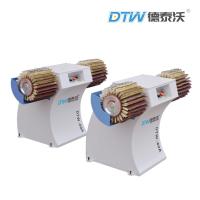 China 2 Rollers Manual Sanding Machine DTW MDF Wood Sander Brush Machine for sale