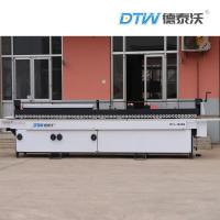 China MDF Plywood Profile  Edge Sanding Machine DTL-160DS With Side Routing Trimming Buffing Side Sanding Machine for sale