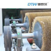China DTW DT1300-4K Wire Brush Sanding Machine 1300mm Sanding Machine Surface Finishing Machine For Cabinets for sale