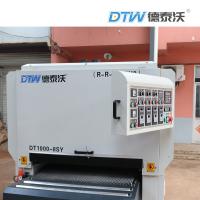 China DTW Wood Brush Sanding Machine Industrial Wide Belt Sanders For Door Surface Finishing for sale