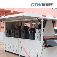 China Woodworking Brush Sanding Machine with Wide Belt Sanding Unit  DT1000-7SY For Cabinet Surface for sale