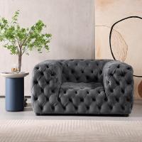 China Solid Wood Legs Genuine Leather Sofa 3 Seater Dark Green Living Room Hotel Villa for sale