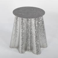 China Customized Marble Round Dining Table For 6 Marble Top Metal Legs for sale