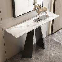 China Antique Marble And Black Console Table Bronze Modern Marble Console Table for sale