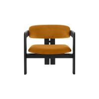 China Wood Frame Velvet Dining Chair 700mm Seat Height for Bedroom Study Room for sale