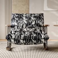 China Velvet Upholstered Dining Chair with Solid Wood Legs 870mm Height for Hotel Restaurant for sale