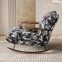 China Velvet Upholstered Dining Chair with Solid Wood Legs 870mm Height for Hotel Restaurant for sale