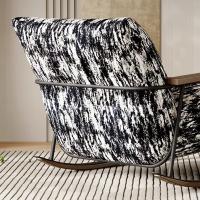 China Velvet Upholstered Dining Chair with Solid Wood Legs 870mm Height for Hotel Restaurant for sale