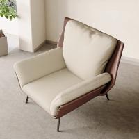 China Modern Beige Velvet Dining Chair Solid Wood Frame Stainless Steel Legs 950mm Height for sale