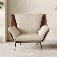 China Modern Beige Velvet Dining Chair Solid Wood Frame Stainless Steel Legs 950mm Height for sale