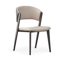 China Beige Off White Commercial Banquet Chairs Upholstered Parsons Dining Chairs 520x450x820mm for sale