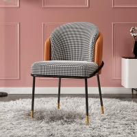 China High Back Banquet Chair Fabric Upholstery Stainless Steel Legs 500x520x800mm for sale
