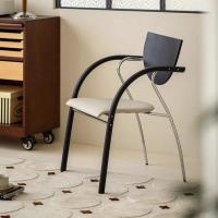 China Black Wood Stackable Banquet Chair Stainless Steel Legs 550x470x810mm for sale