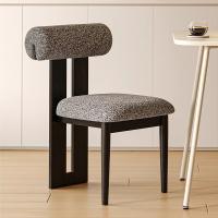 China Customized Fabric Upholstered Dining Chair with Metal Legs 410x410x750mm for sale