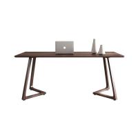 China Oak Solid Wood Writing Desk 2200x900x750mm Home Office Computer Table for sale