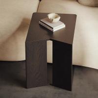 China Oak Wood End Table 470x350x500mm Matt Finish Natural Solid Wood Side Table for sale