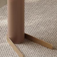 China Rose Gold Stainless Steel End Table Marble Top Ss Side Table Small for sale