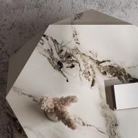 China Antique Natural Marble Top Rectangle Coffee Table 1100x820x320mm Home Use for sale