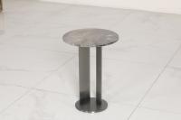 China MSJ Modern Marble Coffee Table with Gold Legs Customizable for Hotel Living Room for sale