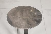 China MSJ Modern Marble Coffee Table with Gold Legs Customizable for Hotel Living Room for sale