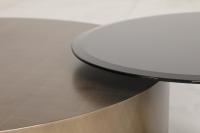 China Modern Coffee Table Stainless Steel Wood Iron Matte Mirror Finish Customizable for sale