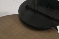 China Modern Coffee Table Stainless Steel Wood Iron Matte Mirror Finish Customizable for sale