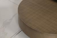 China Modern Coffee Table Stainless Steel Wood Iron Matte Mirror Finish Customizable for sale