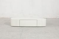 China Modern Coffee Table 48x24x16in with Marble Top and Brushed Gold Legs for sale